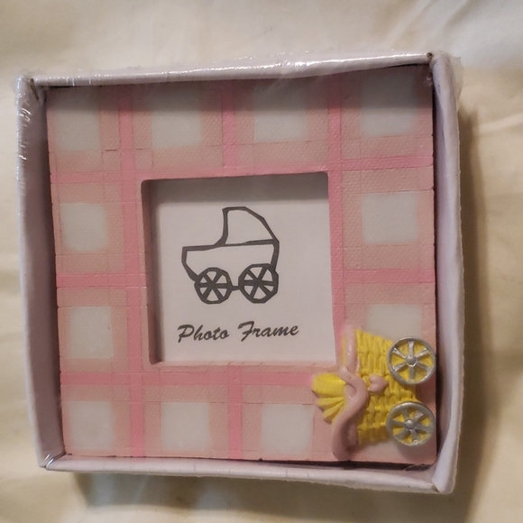 Accents | New In Box Photo Frame With 3d Baby Carriage | Poshmark